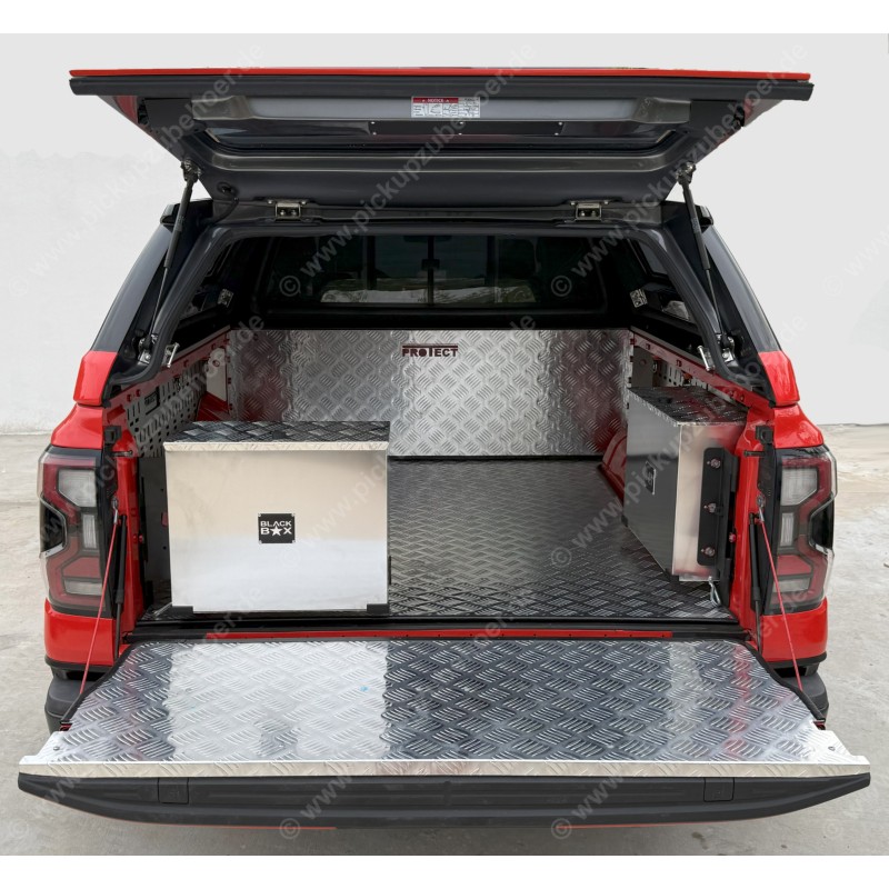 BLACKBOX aluminum swing case for Toyota Hilux Pickups BLACK BOX Driver side